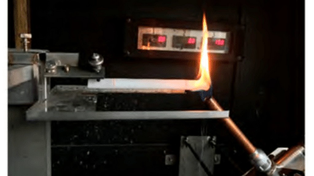 Testeur de combustion horizontale de mousse